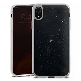 DeinDesign iPhone Xr Handy Silikon H&uuml;lle Case transparent Handyh&uuml;lle Space Weltall Astronaut Silikon Case