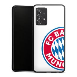 DeinDesign Galaxy A52s 5G Handy Premium Silikon H&uuml;lle Handyh&uuml;lle schwarz Case Fc Bayern M&uuml;nchen Fcb Logo Silikon Premium Case