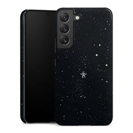DeinDesign Galaxy S22 Handy Premium Case Smartphone Handyh&uuml;lle Schutzh&uuml;lle gl&auml;nzend Space Weltall Astronaut Premium Case