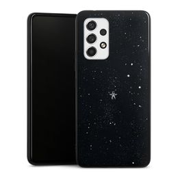 DeinDesign Galaxy A53 5G Handy Silikon H&uuml;lle Case schwarz Handyh&uuml;lle Space Astronaut Weltall