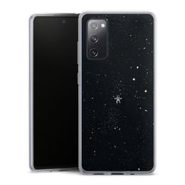 DeinDesign Galaxy S20 FE Handy Silikon H&uuml;lle Case transparent Handyh&uuml;lle Space Astronaut Weltall Silikon Case