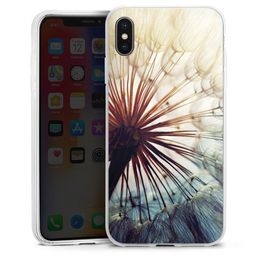 DeinDesign iPhone Xs Max Handy Silikon H&uuml;lle Case transparent Handyh&uuml;lle Photography Dandelion Flowers Silikon Case