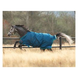 Horseware Outdoordecke RHINO Original Tournout Lite blau/t&uuml;rkis/grau & t&uuml;rkis 165 cm