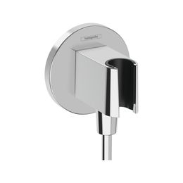 Hansgrohe Wandanschluss Fixfit S rund, mit Brausehalter, chrom (26888000)