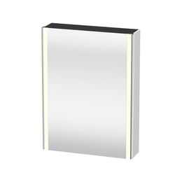 Duravit Universal-Spiegelschrank XSquare 60x15,5x80cm, 1 T&uuml;r, LED, An R, w s-matt (XS7111R36360000)