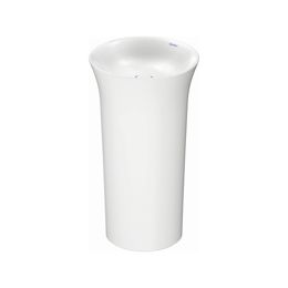 Duravit Waschtisch White Tulip d 500mm, frei., o. HL, &Uuml;L, HLB, wei&szlig; (2703500070)