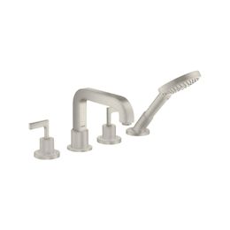 Hansgrohe Fertigmontageset Axor Citterio 4-L-Fliese-Ar, m HG, Ros, Edelstahl-Optik (39454800)