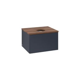 Villeroy & Boch V&B Waschtischunterschrank ohne Frontstruktur -Beleuchtung Antao 60x36x50cm, WBP w. wal, md bl. m Lac ; Villeroy & Boch (L29012HG)