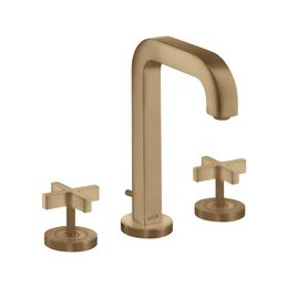 Hansgrohe 3-Loch-Waschtischarmatur 170 Axor Citterio m A 140mm, Kreuz, ZugstAblGar, Ros, b b (39133140)