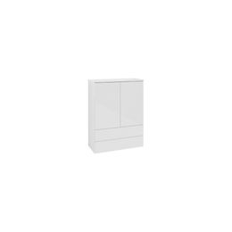 Villeroy & Boch V&B Highboard ohne Frontstruktur Antao 81,4x104x35,6cm, WBP Lac, glo wh. Lac ; Villeroy & Boch (K47000GF)