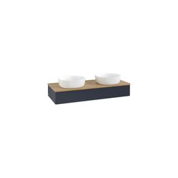 Villeroy & Boch V&B Waschtischunterschrank ohne Frontstruktur Antao 120x19x50cm, WBP hon. Oa, md bl. m Lac ; Villeroy & Boch (K13011HG)