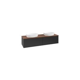 Villeroy & Boch V&B Waschtischunterschrank ohne Frontstruktur Antao 160x36x50cm, WBP-farbe w. wal, bla m Lac ; Villeroy & Boch (K39012PD)