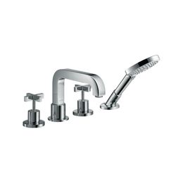 Hansgrohe Fertigmontageset Axor Citterio 4-L-Fliese-Ar, m Kreuzgr., Roset., chr (39453000)