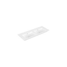 Villeroy & Boch V&B M&ouml;bel-Doppelwaschtisch VENTICELLO 130x50cm, o. HL, m &Uuml;L, st. white C-plus ; Villeroy & Boch (4111DJRW)