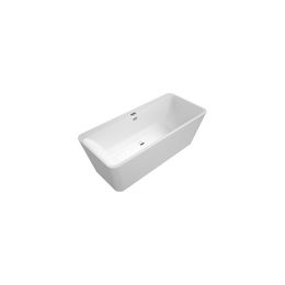 Villeroy & Boch V&B Rechteck-Badewanne Squaro Edge 12 Duo 180x80cm, st. wh., m Multipl. Trio, vc ; Villeroy & Boch (UBQ180SQE9T2VRW)