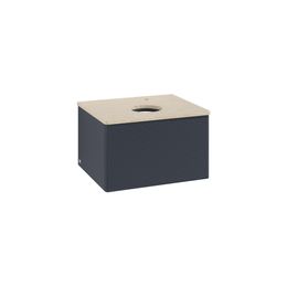 Villeroy & Boch V&B Waschtischunterschrank mit Frontstruktur -Beleuchtung Antao 60x36x50cm, HL, WBP botti., md bl. m Lac ; Villeroy & Boch (L29153HG)