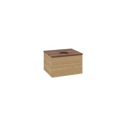 Villeroy & Boch V&B Waschtischunterschrank ohne Frontstruktur Antao 60x36x50cm, WBP-farbe w. wal, honey oak ; Villeroy & Boch (K18012HN)