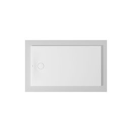 Duravit Rechteck-Duschwanne Tempano 140x80x4,5cm, bodenb&uuml;ndig, AS, wei&szlig; (720201000000001)