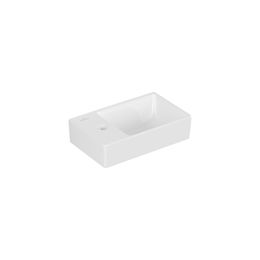 Villeroy & Boch V&B Handwaschbecken AVENTO 36x22cm, 1 HL, o &Uuml;berlauf, rechts, wei&szlig; ; Villeroy & Boch (43003R01)
