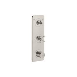 Hansgrohe Fertigset Axor Citterio E UP-Thermostat 380x120mm, m Pl, Edelstahl-Optik (36703800)