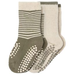 Topomini 2 Paar Baby Krabbelsocken aus Frottee