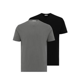 Dandalo t_shirt_top Herren Gr&ouml;&szlig;e S grau / schwarz