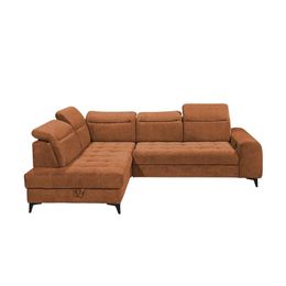 Ecksofa Rockdale braun Ma&szlig;e (cm): B: 282 H: 90 T: 200.0 Sofas > Sofas nach Material > Stoffsofas &raquo; Sofa DE