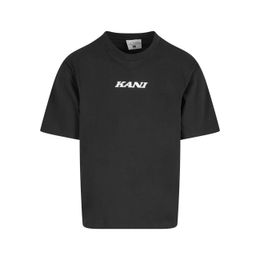 T-Shirt Karl Kani "Karl Kani Retro Patch Print T-Shirt", Damen, Gr. S, schwarz, 100% Baumwolle, bedruckt, normal, Rundhals, Shirts T-Shirt