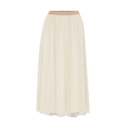 WE Fashion Rock Damen Gr&ouml;&szlig;e 44 hellbeige / gold