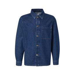 DAN FOX APPAREL Hemd 'Essential' Herren Gr&ouml;&szlig;e S blue denim