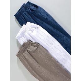 Bermudas Classic Basics, Damen, Gr. 46, Normalgr&ouml;&szlig;en, beige, 100% Polyester, unifarben, kurz, Hosen Bermudas