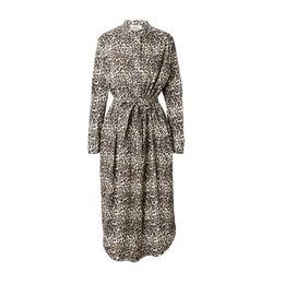 Mads N&oslash;rgaard Mads Norgaard Copenhagen Kleid Damen Gr&ouml;&szlig;e 34 hellbeige / braun / schwarz Winterkleid