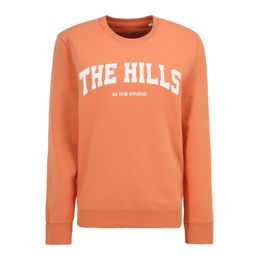 92 The Studio Sweatshirt Damen Gr&ouml;&szlig;e XS orange / wei&szlig;