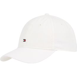 Tommy Hilfiger Herren Baseball Cap "TH FLAG SOFT 6 PANEL CAP"ivory silk, unifarben, Web, Baumwolle, Caps, Mit festem Schirm