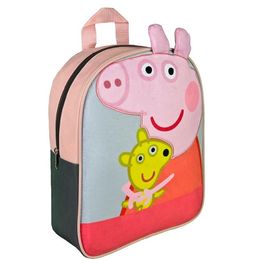 Undercover Kinder Kinderrucksack "Peppa", bunt, Polyester, Rucks&auml;cke, Frontseite aus Pl&uuml;sch