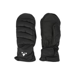 F&auml;ustlinge WHISTLER "Xander", Damen, Gr. 7, schwarz, 100% Polyester, kariert, unifarben, Handschuhe F&auml;ustlinge, mit wind -und wasserdichter Funktionsmembran
