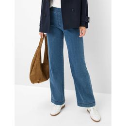 Damen Bequeme Jeans "Style PAM FLARED"stein, Gr. 42, RAPHAELA BY Brax, Denim/Jeans, 50% Baumwolle, 40% Lyocell, 7% Elastomultiester, 3% Elasthan,