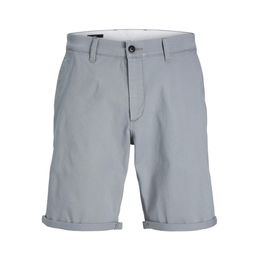 Jack & Jones JACK & JONES Herren Chinoshorts "JPSTDAVE JJCHINO SHORTS", grau, Basic, Gr. S, unifarben, Obermaterial: 98% Baumwolle, 2% Elasthan, Hosen