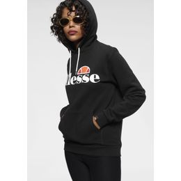 Ellesse Damen Kapuzensweatshirt "TORICES OVER HEAD HOODY", schwarz, Gr. 34, Obermaterial: 80% Baumwolle, 20% Polyester, Sweatshirts