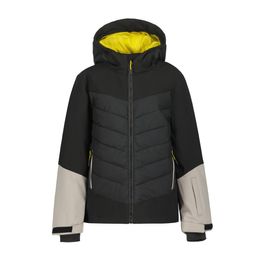 Icepeak Jungen Skijacke "Icepeak Anorak Latta Jr", schwarz, Gr. 140, 100% Polyester, Jacken