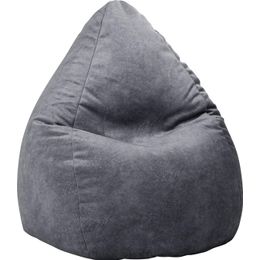 Sitzsack SITTING POINT, B:70cm H:110cm T:70cm, grau, Polyester, Polystyrol, Kinderzimmer, Sitzs&auml;cke, "Beanbag Karolina"