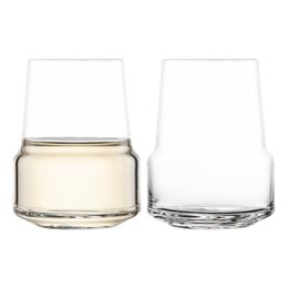 ZWIESEL GLAS Wei&szlig;weinglas "Wei&szlig;wein Tumbler Level 2er Set transparent", 2 tlg., bunt, Trinkgef&auml;&szlig;e