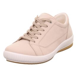 Legero Damen Sneaker "TANARO 5.0", Gr. 37, beige, Nubukleder, unifarben, Schuhe, Schn&uuml;rschuh, Freizeitschuh, Komfortschuh mit bequemem Wechselfu&szlig;bett