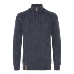 INDICODE Herren Troyer "Troyer IDRocklyn", blau, Gr. L, Obermaterial: 100% Baumwolle CO., Pullover
