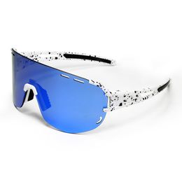 YEAZ Damen Sportbrille "Sport-Sonnenbrille wei&szlig;/blau SUNGLOW", wei&szlig;, Sonnenbrillen