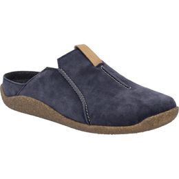 Josef Seibel Herren Hausschuh "Vince 02, ocean", Gr. 44, blau, Obermaterial: 100% Rindsleder Leather cow., Schuhe