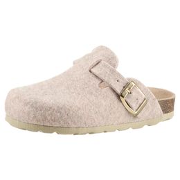Kidsworld M&auml;dchen Hausschuh, Gr. 28, rosa, Filz, Schuhe, Clog, Pantoffel, Homeslipper mit verstellbarem Riemchen