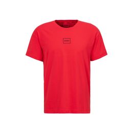 T-Shirt HUGO UNDERWEAR "Laze T-Shirt", Herren, Gr. L, pink (open pink 693), Jersey, Obermaterial: 95% Baumwolle, 5% Elasthan, unifarben, regular fit, Rundhals, eingesetzt normaler Saum, Shirts T-Shirt, mit Rundhalsausschnitt