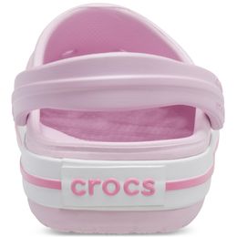 Crocs Kinder Clog "Crocband Clog K", Gr. 30, rosa, Croslite , kontrastfarbene Details, Schuhe, Sommerschuh, Schlappen, Hausschuh, Badeschuh mit