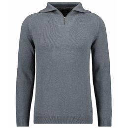 Ragman Herren Troyer, grau, Gr. M, 100% Baumwolle, Pullover